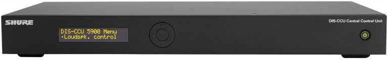 SHURE DIS-CCU เครื่องควบคุม และจ่ายไฟ ชุดไมค์ประชุม ซีรีย์ DDS 5900