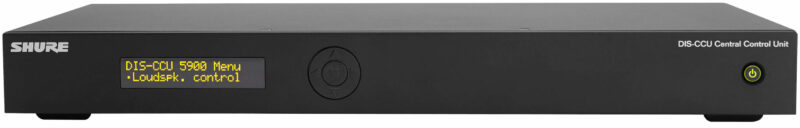 SHURE DIS-CCU เครื่องควบคุม และจ่ายไฟ ชุดไมค์ประชุม ซีรีย์ DDS 5900