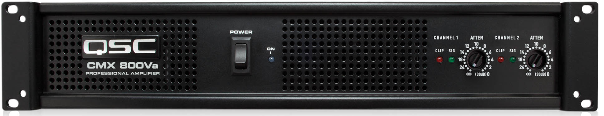 QSC CMX800Va เครื่องขยายเสียง 2 ชาเเนล คลาส H 2-tier 500W