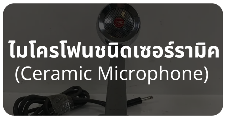 ชนิดของไมโครโฟน | Basic Microphone ที่คุณควรรู้ EP.1