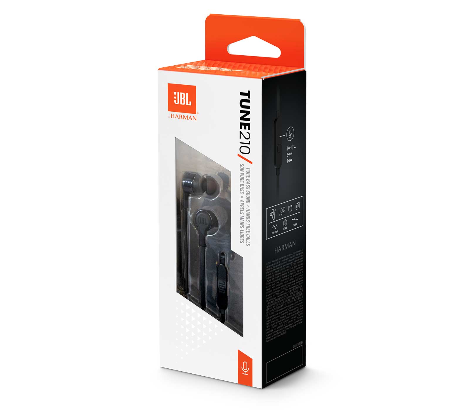 JBL TUNE 210 หูฟังสำหรับดูหนัง/ฟังเพลง แบบ In-Ear