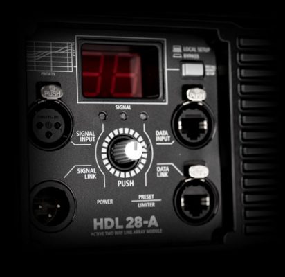 RCF HDL 28-A ตู้ลำโพงลายน์อาเรย์ 2x8 นิ้ว 2 ทาง 2,000 วัตต์