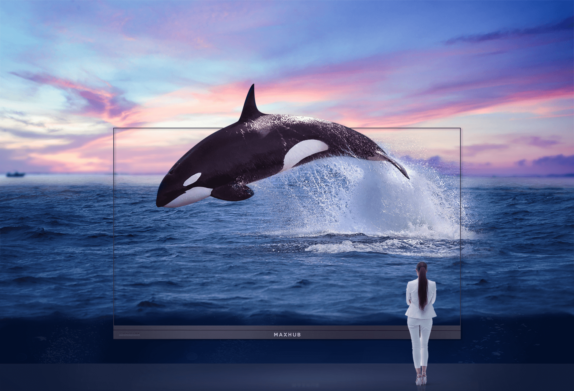 MAXHUB LM180M07 จอ LED 180 นิ้ว ความละเอียด 1920 X 1080