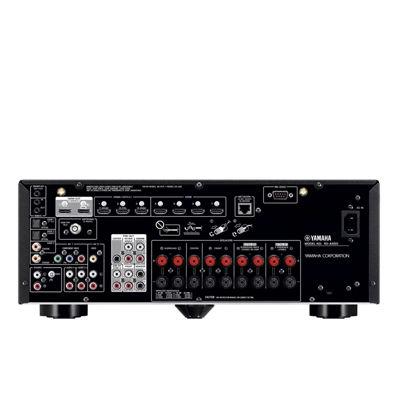 YAMAHA RX-A880 AV Receiver 7.2 ชาแนล 160 วัตต์ ต่อชาแนลที่ 4 โอห์ม