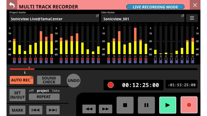 TASCAM IF-MTR32 Multi-Track Recording Card