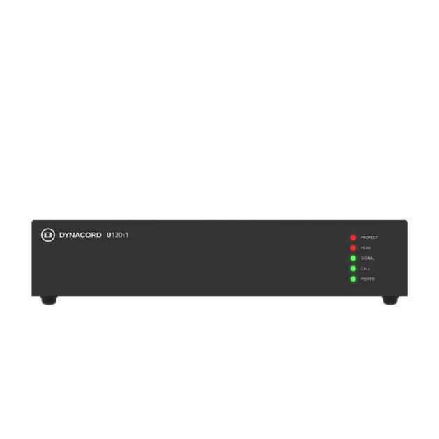 DYNACORD U120:1 เพาเวอร์แอมป์ 70V/100V 120 วัตต์