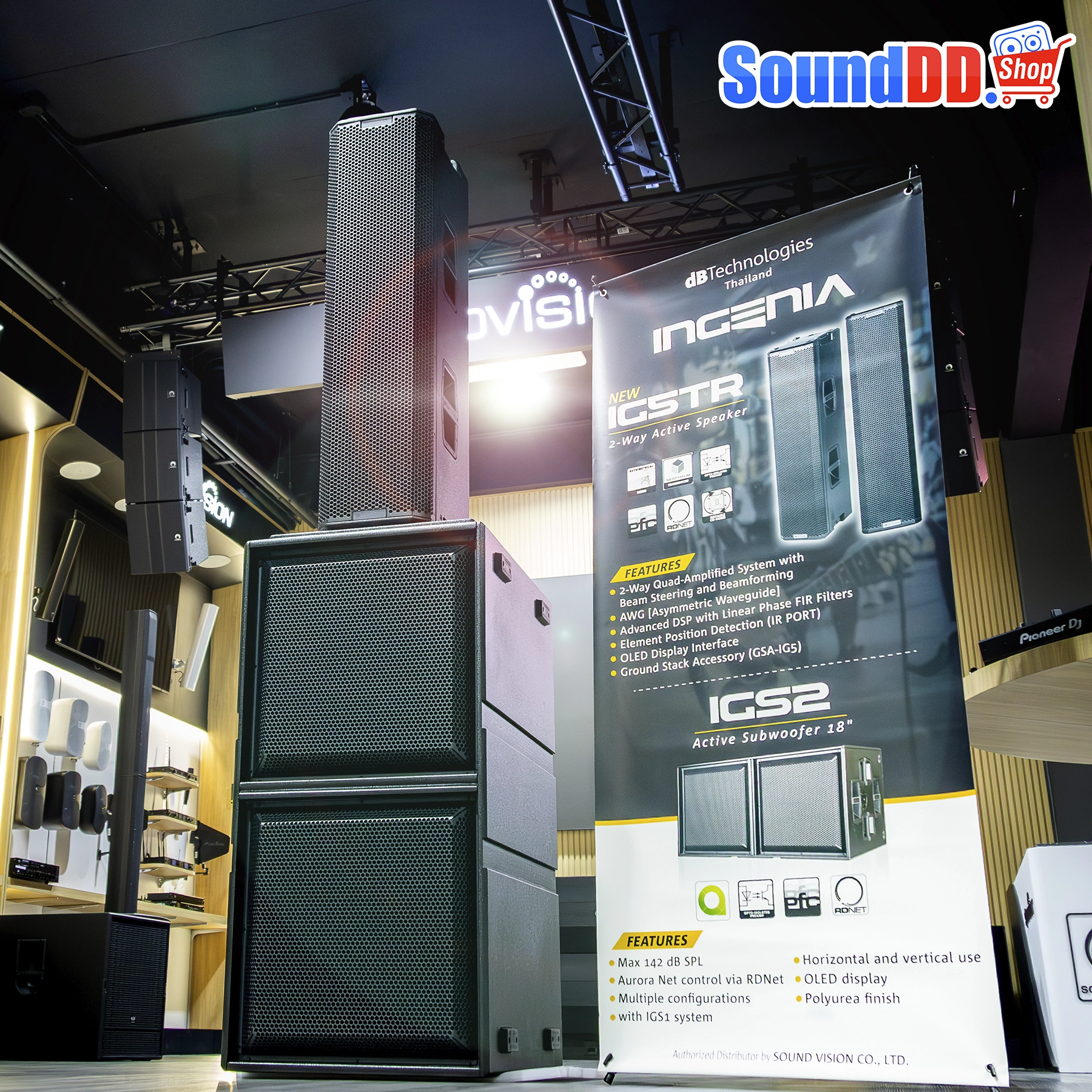 dBTechnologies INGENIA IG5TR ลำโพง Active 3x10 นิ้ว 2 ทาง